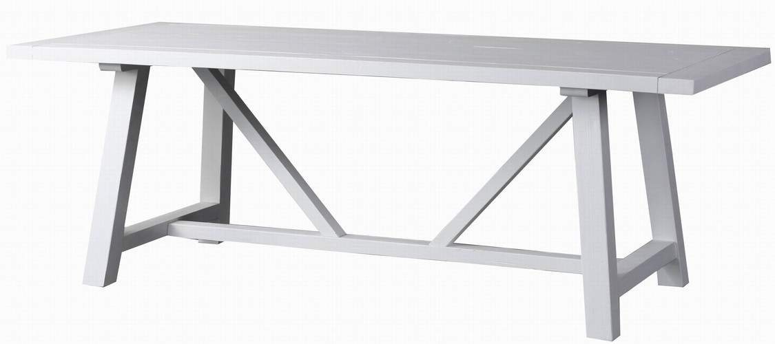 White Hampton Dining Table | Palette Design