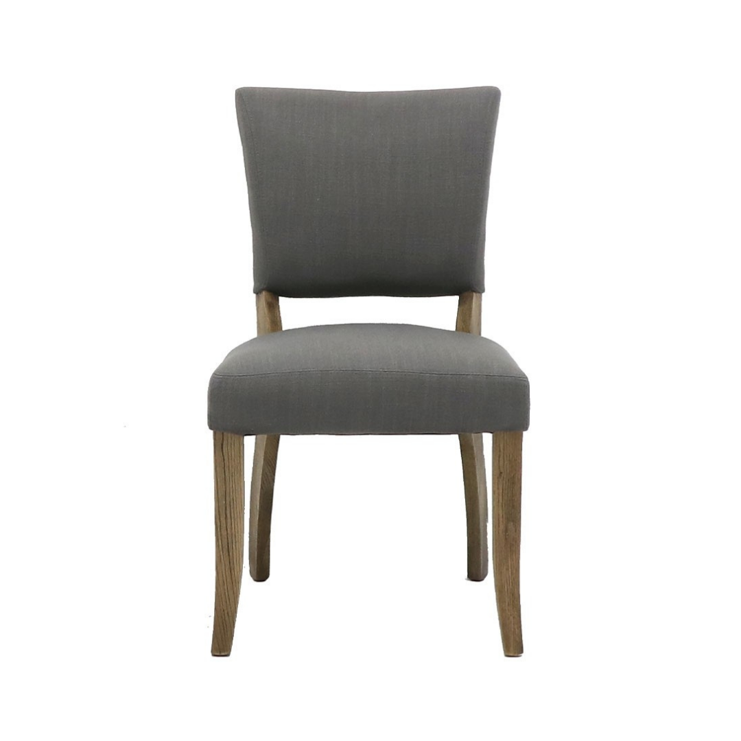 CRANE DINING CHAIR LINEN – GREY | Palette Design