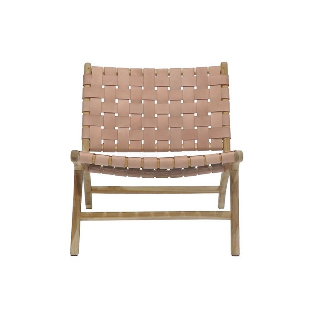 HAYES LOW LEATHER CHAIR | Palette Design