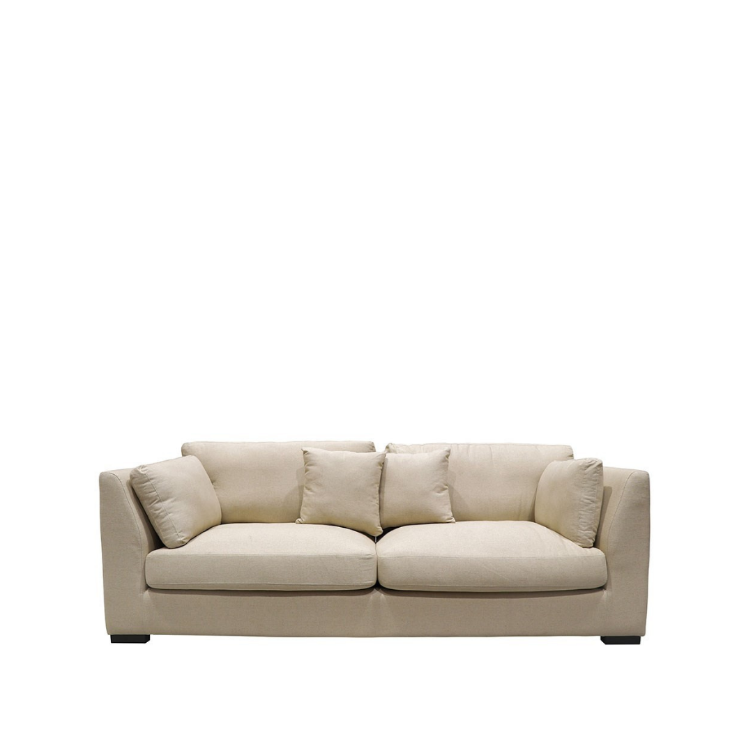 MANHATTAN 3 SEATER SOFA – CREAM7685 | Palette Design