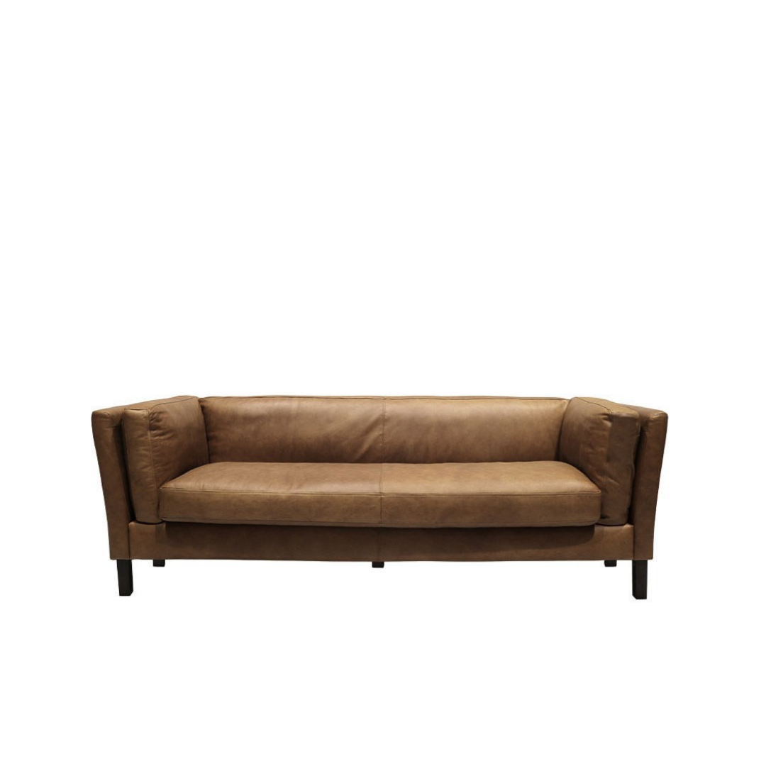 MODENA SOFA – 3 SEATER, CHESTNUT | Palette Design