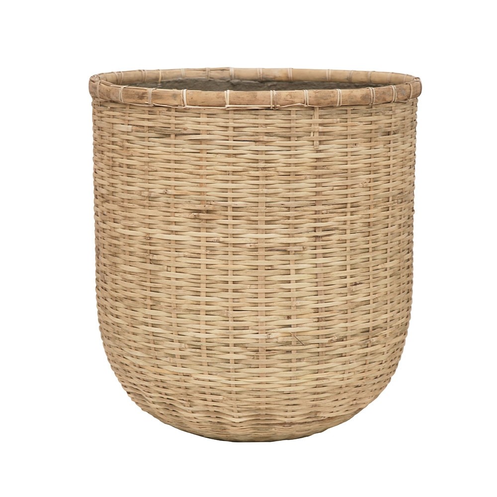 THATCH DRUM PLANTER – LARGE | Palette Design