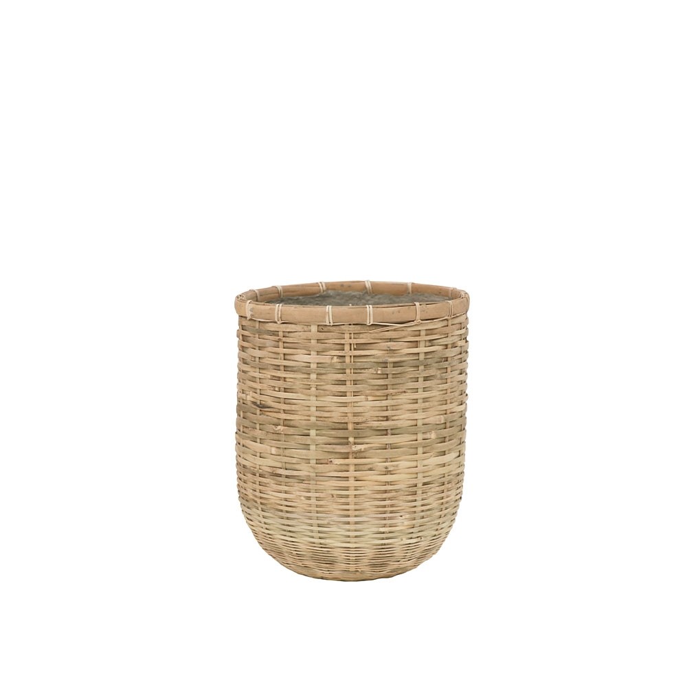 THATCH DRUM PLANTER – SMALL | Palette Design
