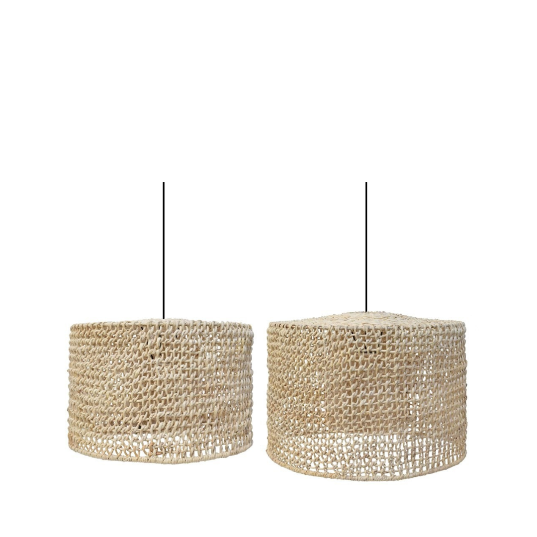 ABACA LATTICE CEILING SHADE SET5977___5978_2 | Palette Design