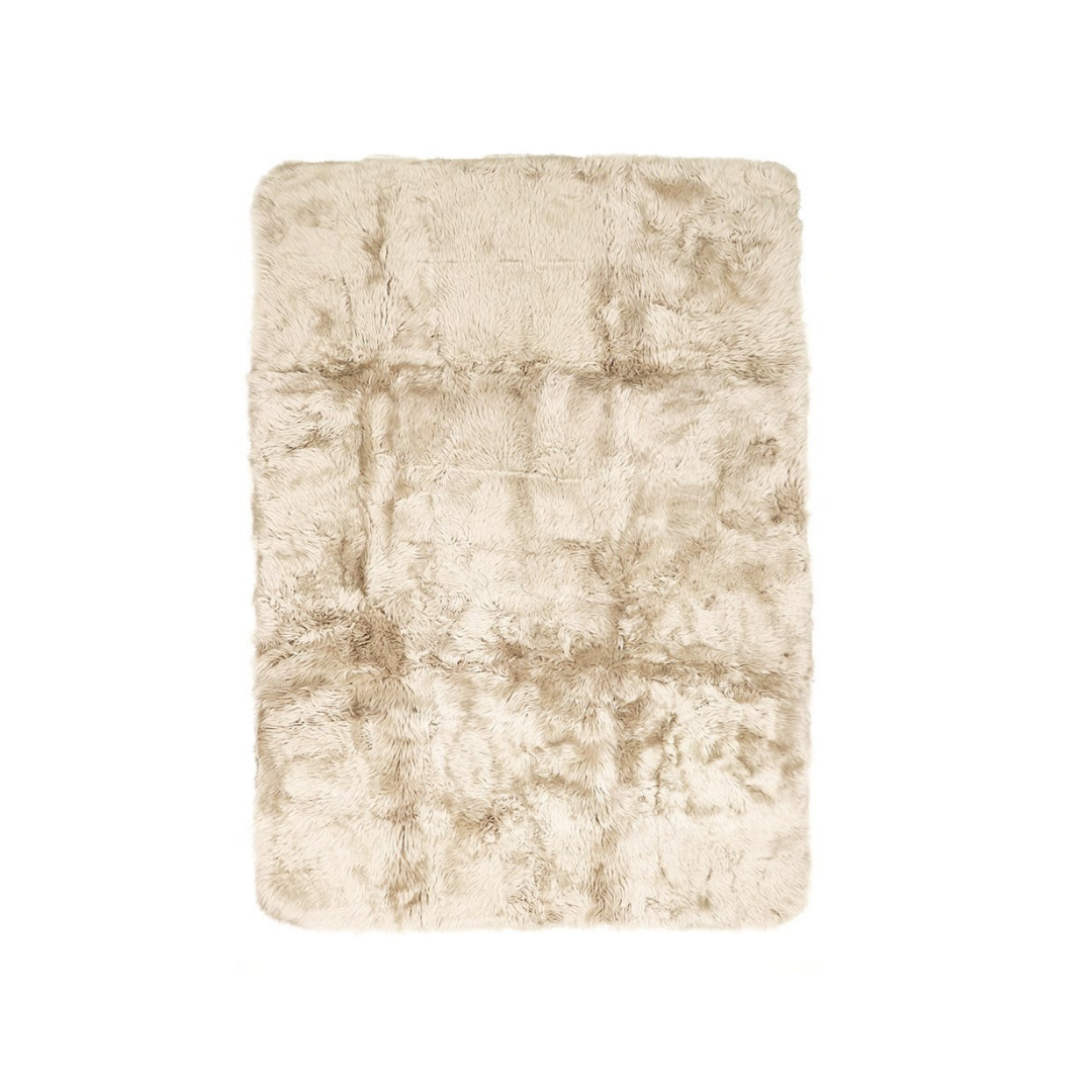 SHEEPSKIN FLOOR RUG – NATURAL HONEY, RECTANGLE | Palette Design