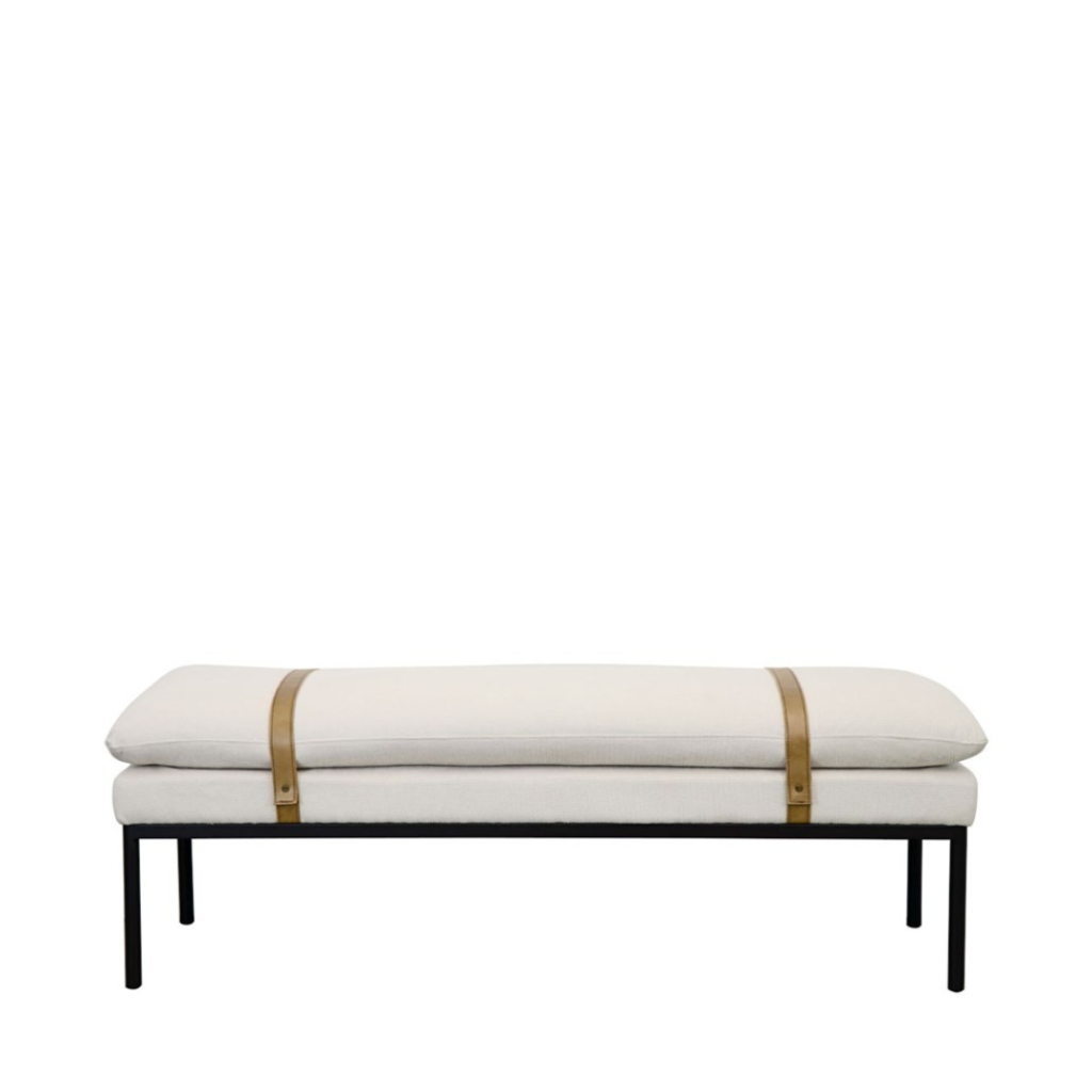 Baxter Fabric Ottoman/Bench | Palette Design