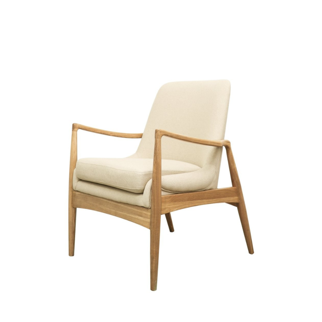 Morley Armchair Linen Fabric | Palette Design